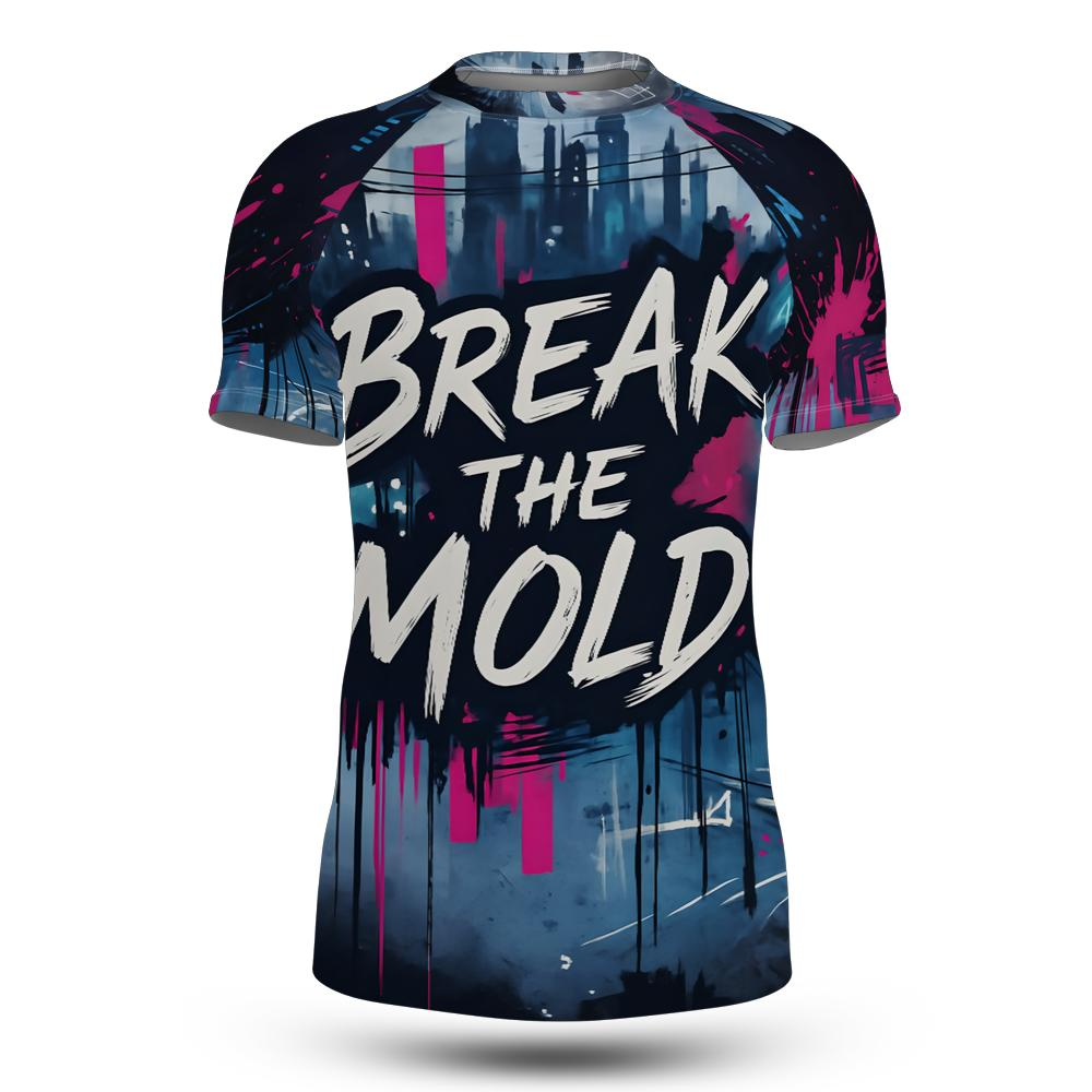 Break the Mold – Urban Graffiti Rashguard - Custom Rashguards